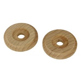 Stel rozetten hout beuken Ø 55mm »Retro-Deurbeslag